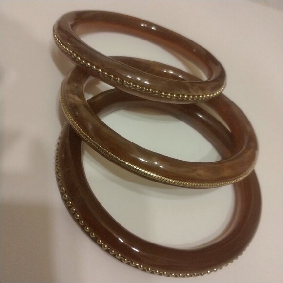 NOT NOTED | Jewelry | Womens Large Size Hard Plastic Bangle Bracelets ...